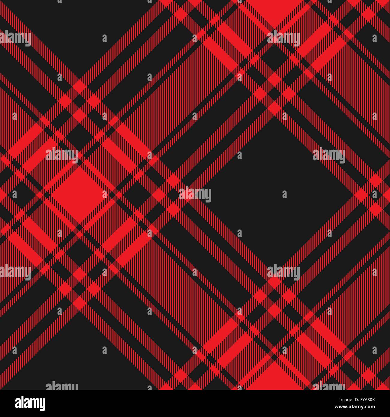 Menzies tartan black red kilt diagonal fabric texture seamless pattern ...