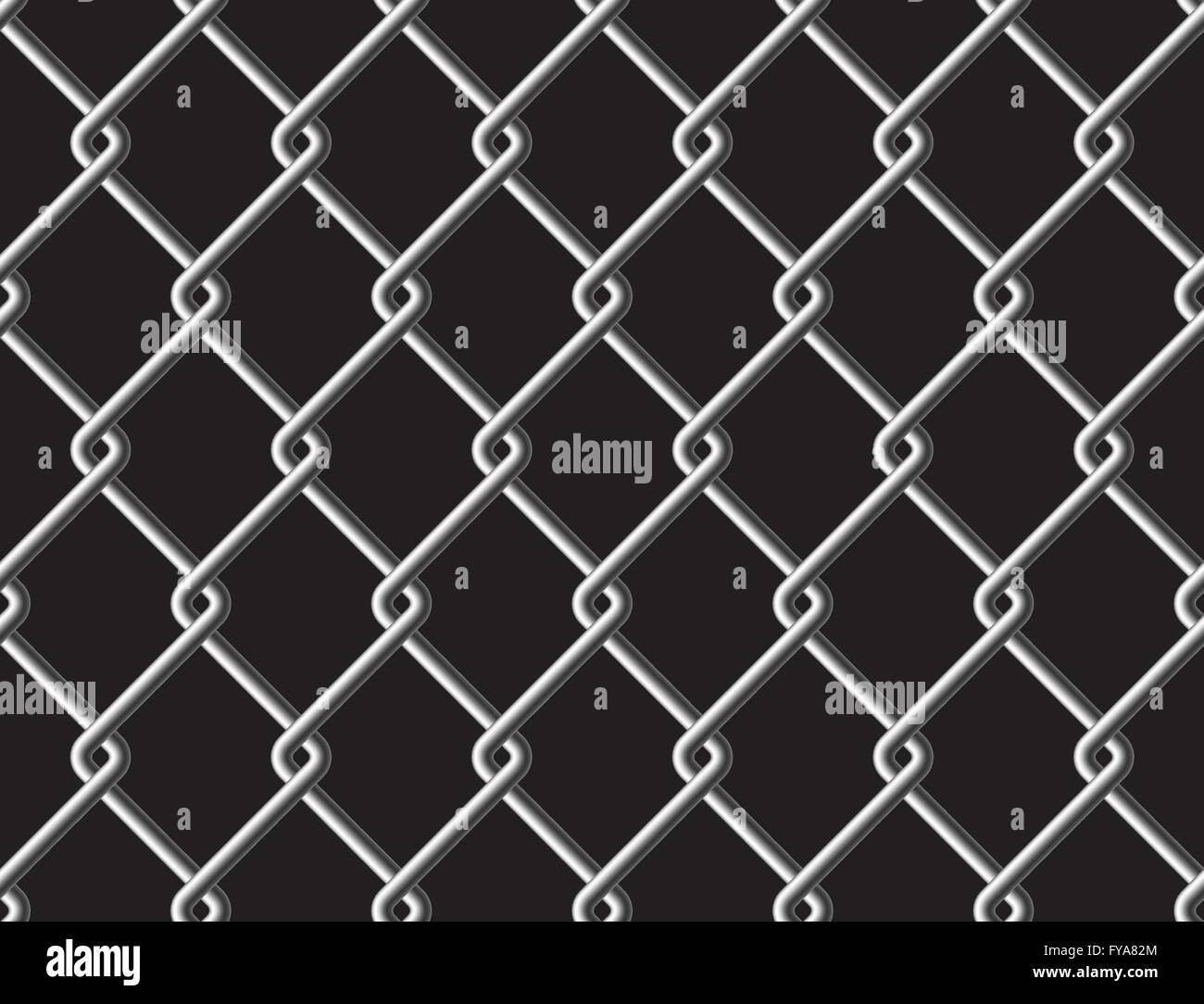 Steel mesh metalic fance black seamless background. Vector illustration ...