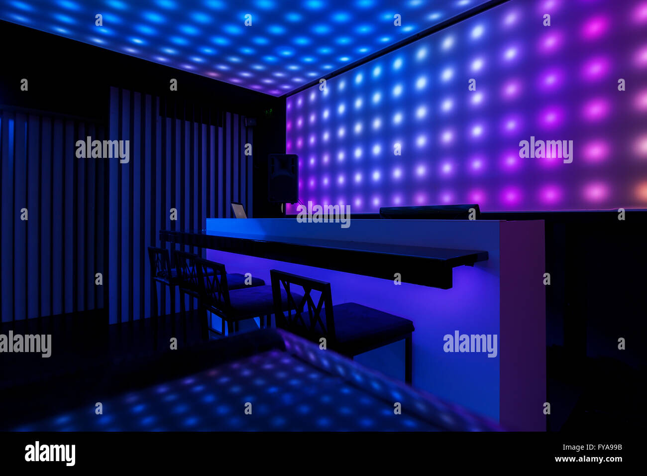 Dance club interior and beautiful lights Stock Photo - Alamy