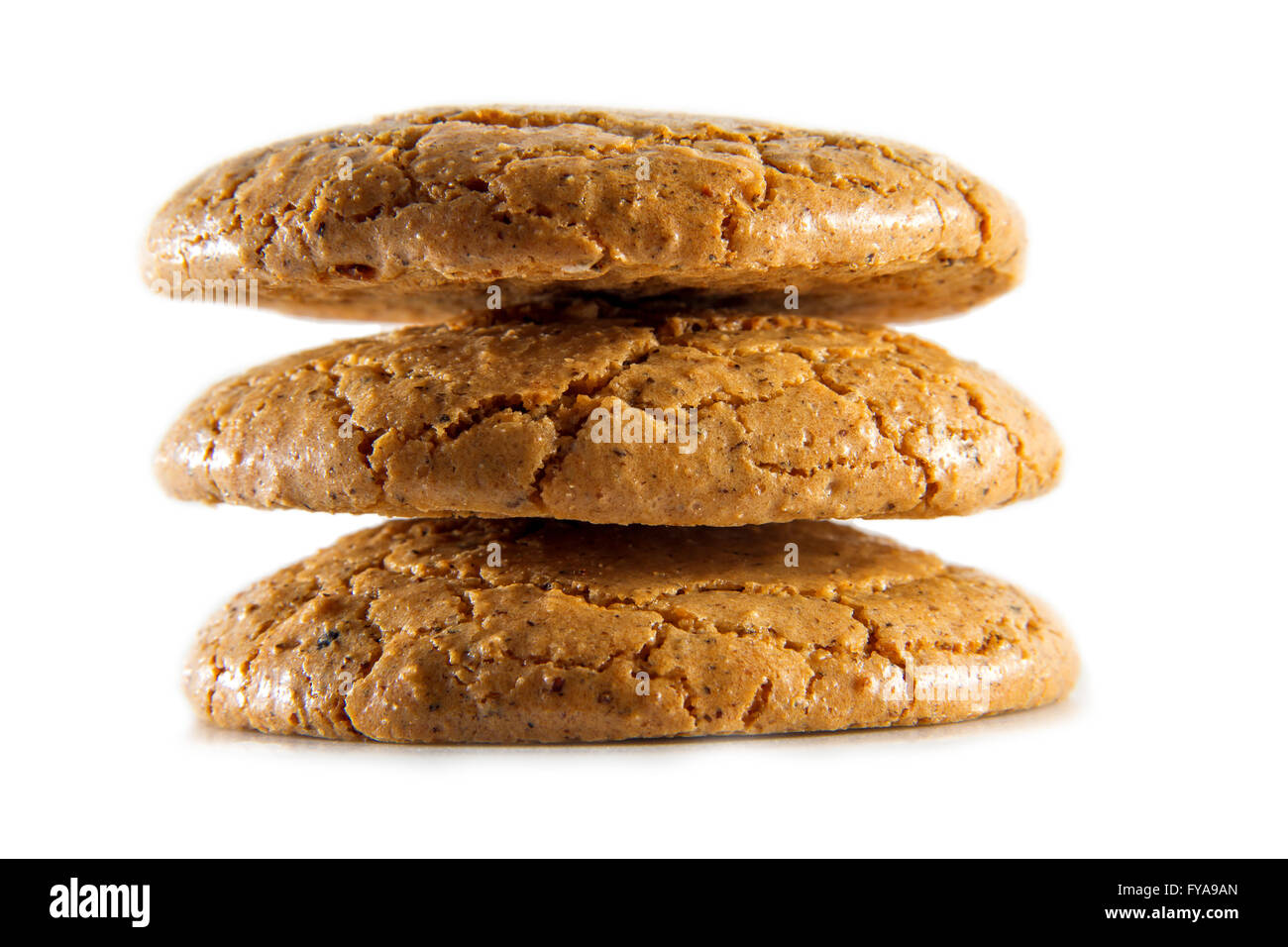 macaroons cookies in isolated white background Stock Photo - Alamy