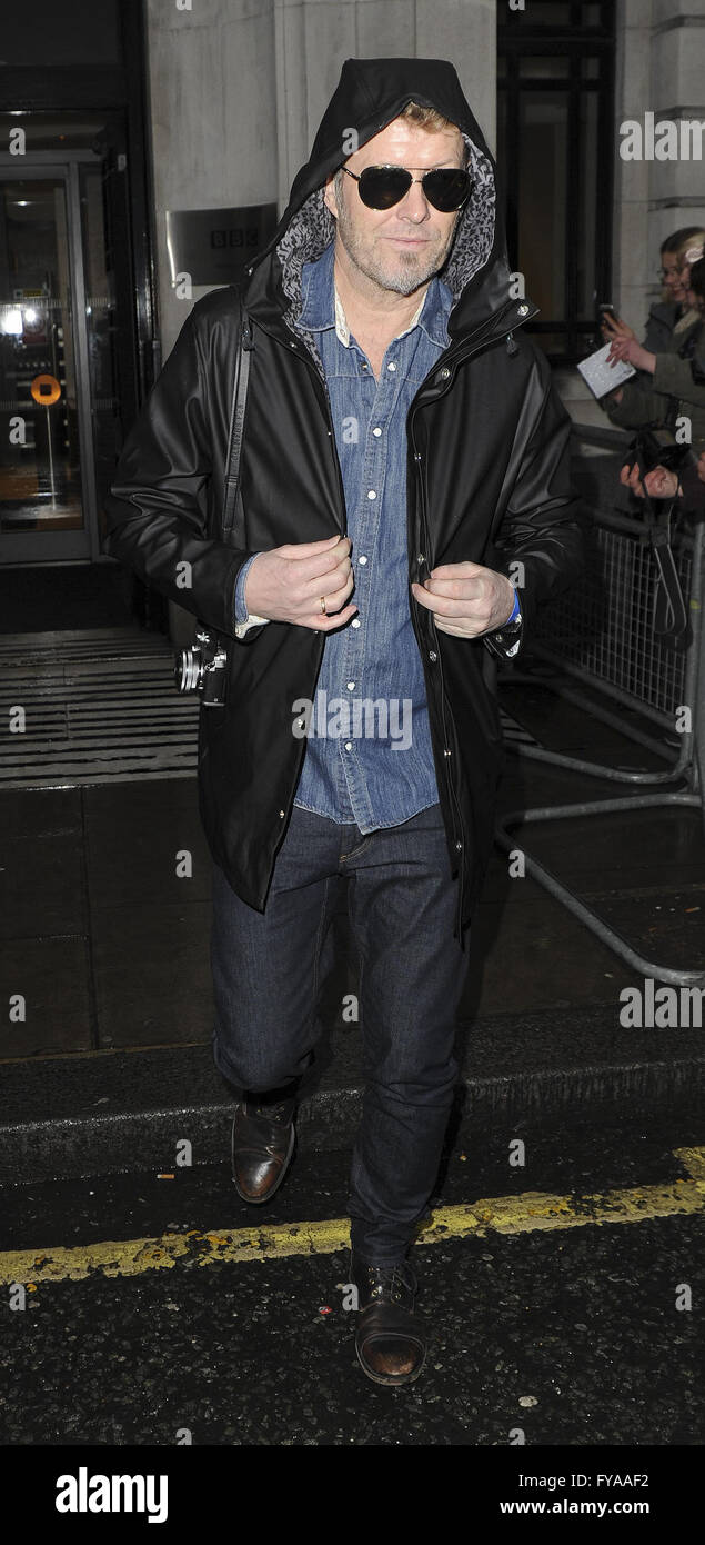 Celebrities at the BBC studios Featuring: Magne Furuholmen, A-ha Where ...