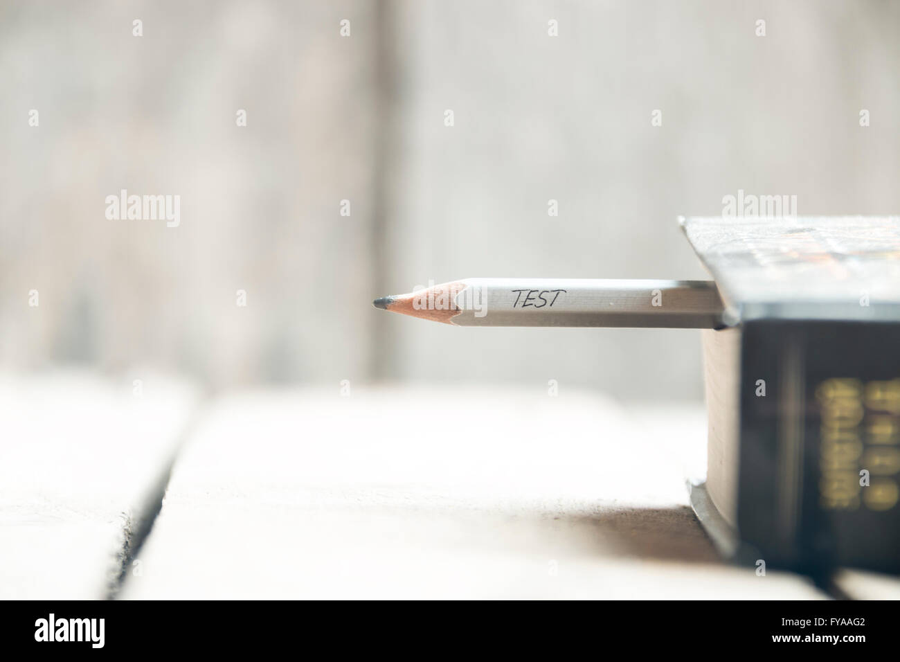 Test idea. Concept exam, survey, testing Stock Photo - Alamy