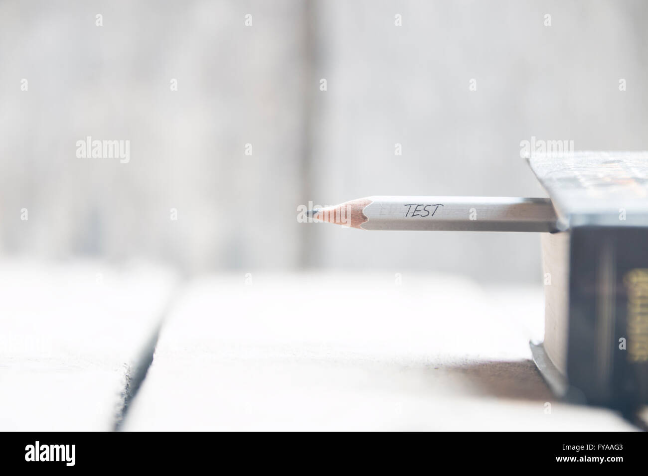 Test idea. Concept exam, survey, testing Stock Photo - Alamy