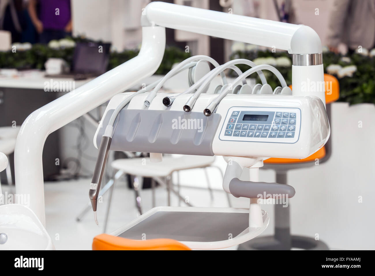Instruments and tools in a dentists office Stock Photo - Alamy