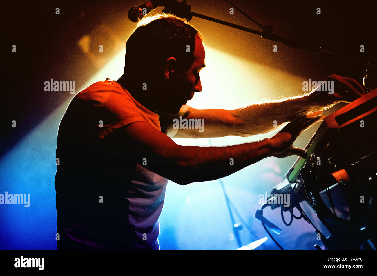 BARCELONA - DEC 12: Daniel Snaith, frontman of Caribou, performs at ...