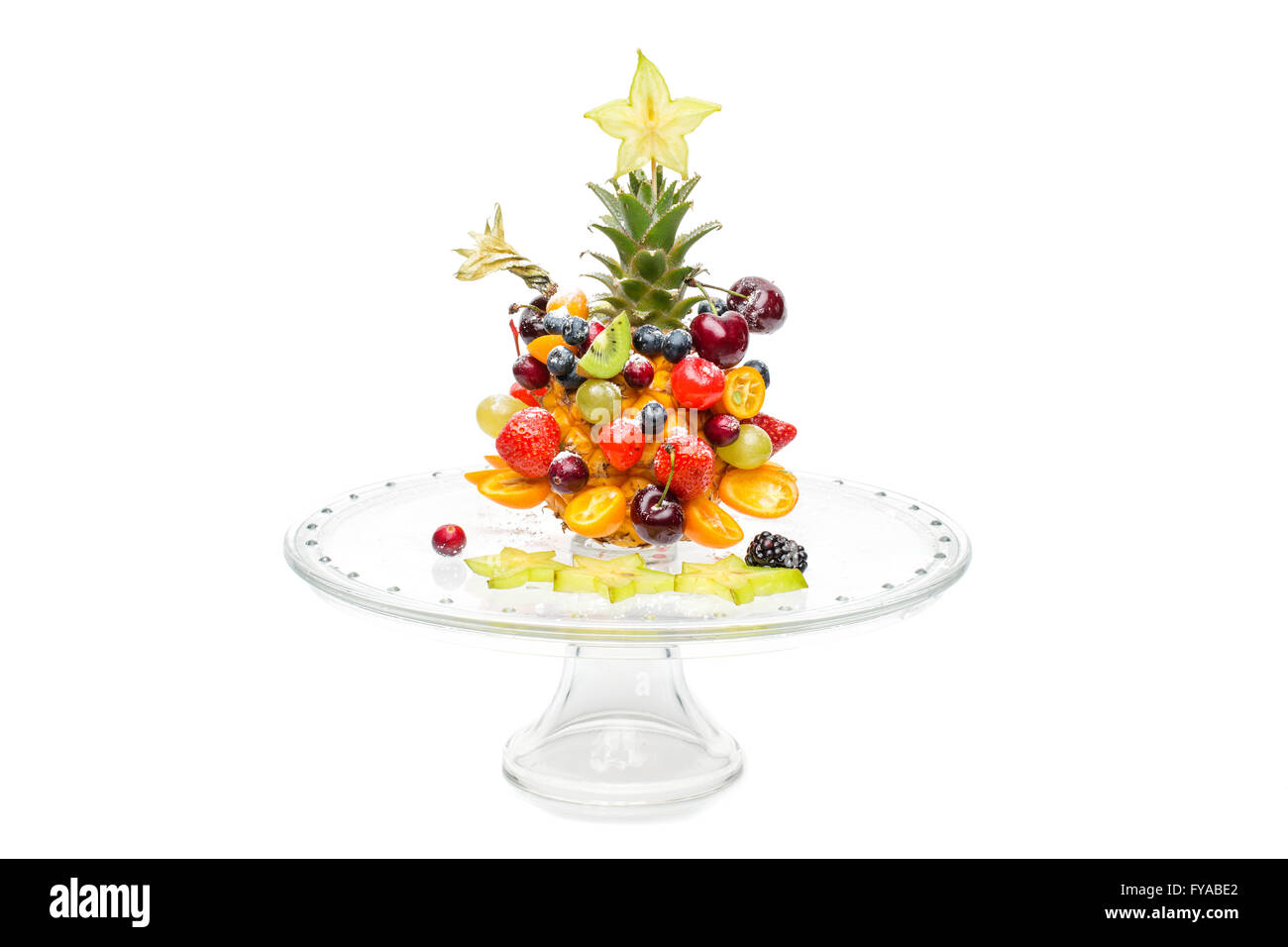 Fruit snack made in shape of tree Stock Photo - Alamy