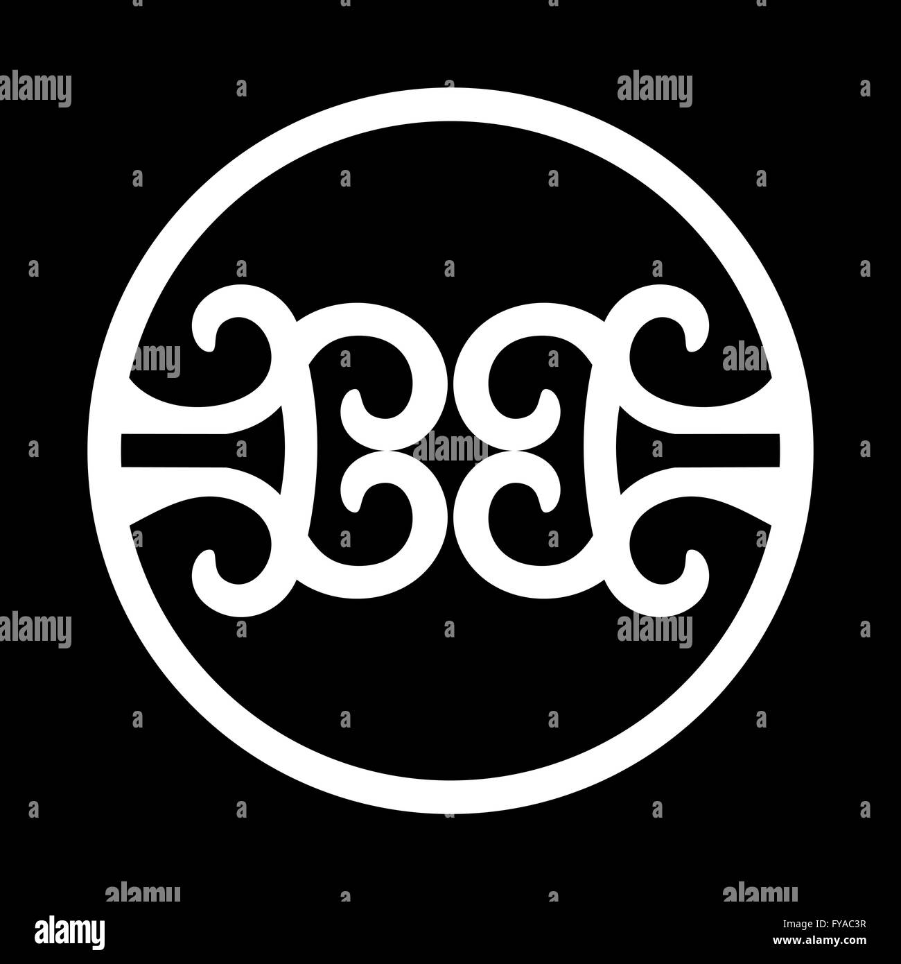 Stylish circle Black and White Stock Photos & Images - Alamy