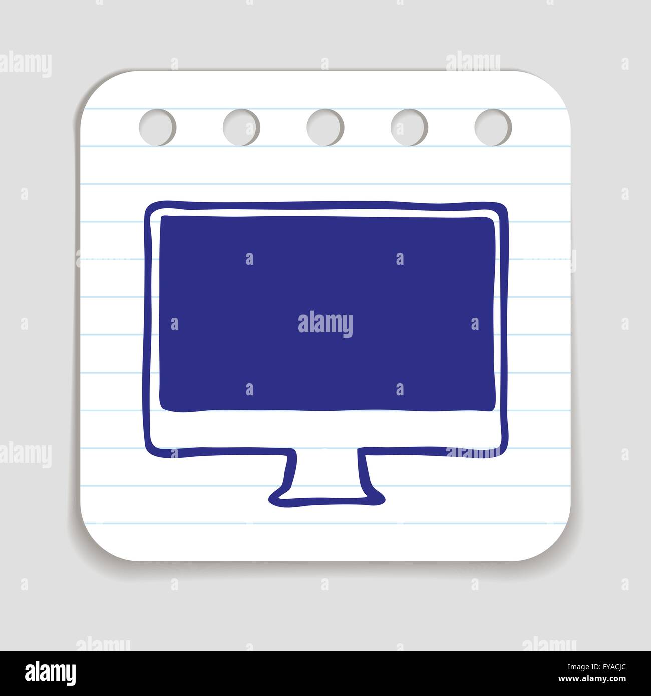 Cartoon computer hi-res stock photography and images - Alamy