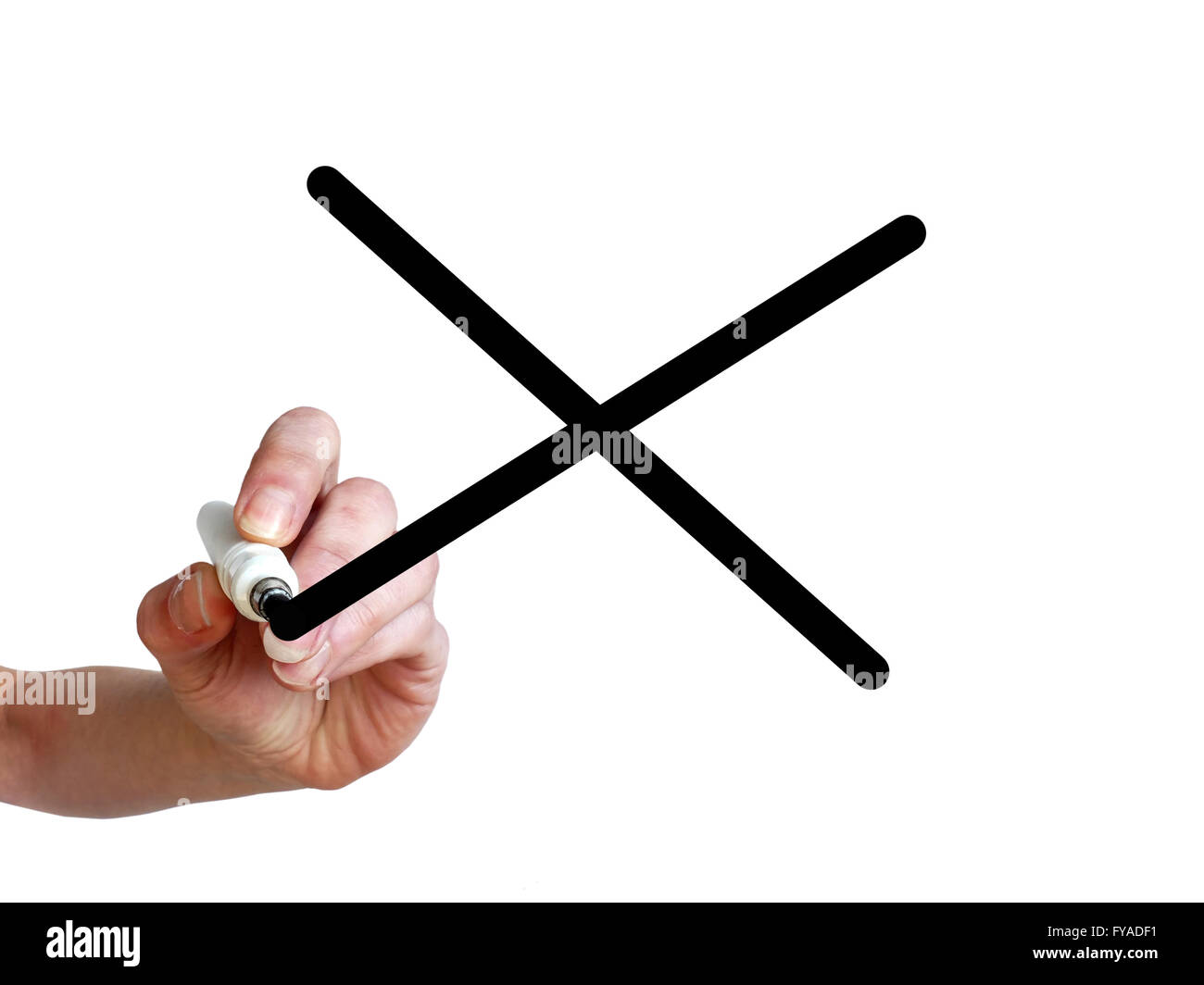 Goal cross hi-res stock photography and images - Alamy