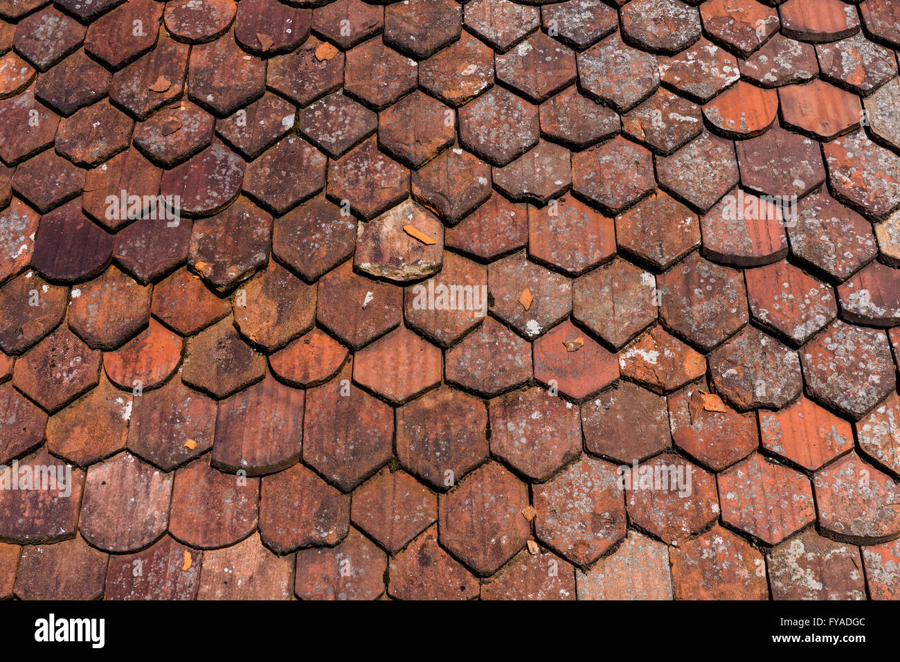 old roof shingles texture for a background Stock Photo - Alamy