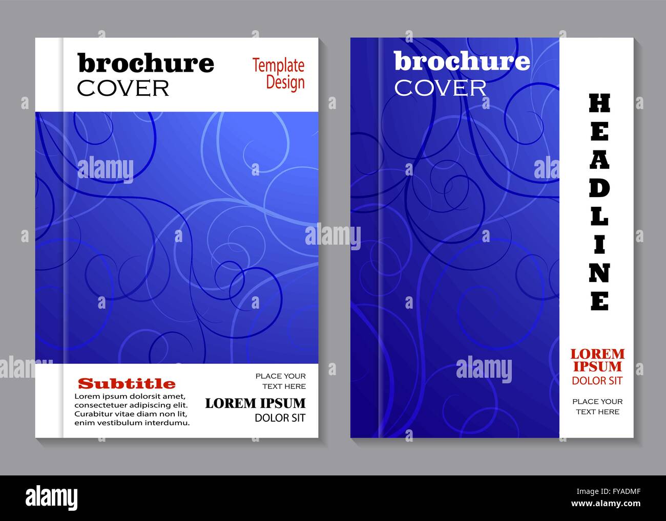 business brochure cover design Stock Vector Image & Art - Alamy