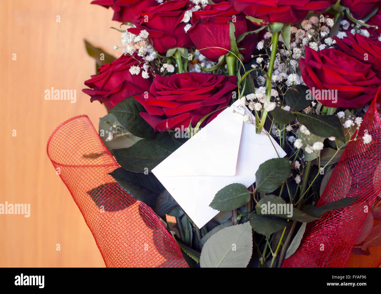 Bouquet of red roses hi-res stock photography and images - Alamy