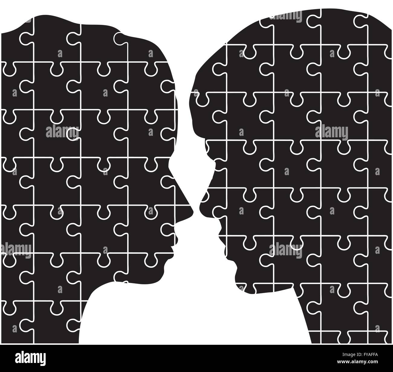 Woman jumble Stock Vector Images - Alamy