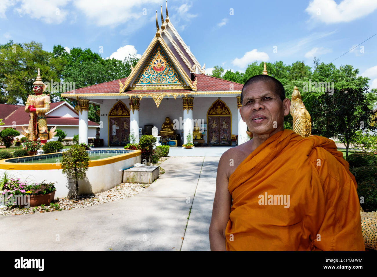Kissimmee Florida,Orlando Wat Florida Dhammaram Buddhist Monastery ...