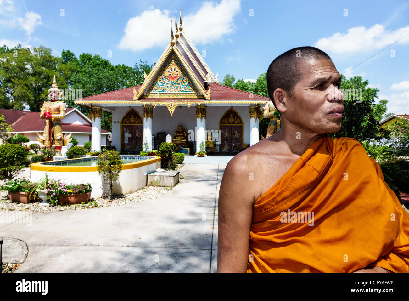 Kissimmee Florida,Orlando Wat Florida Dhammaram Buddhist Monastery ...