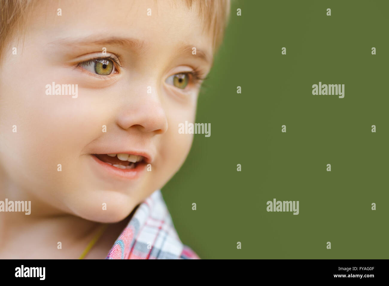 Happy smiling kid outdoor Stock Photo - Alamy