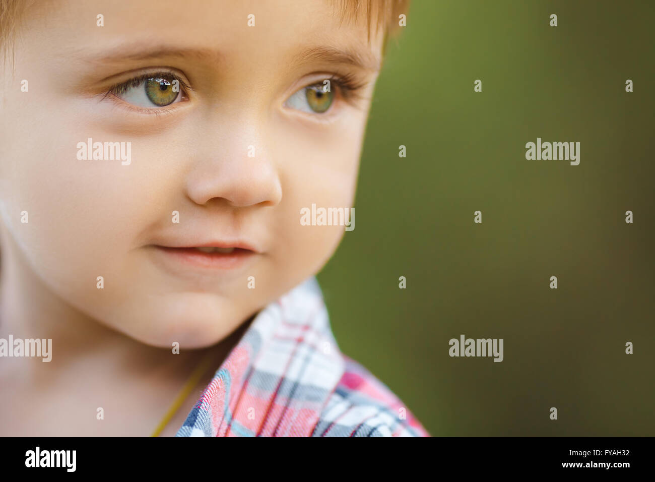 Happy smiling kid outdoor Stock Photo - Alamy