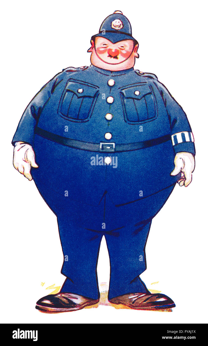 Fat Cop Cartoon