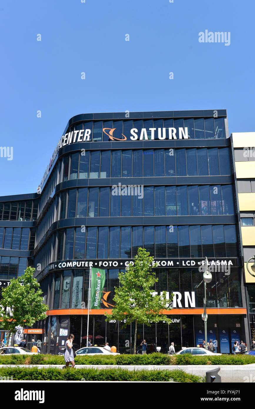 Saturn, Tauentzien, Charlottenburg, Berlin, Deutschland Stock Photo - Alamy