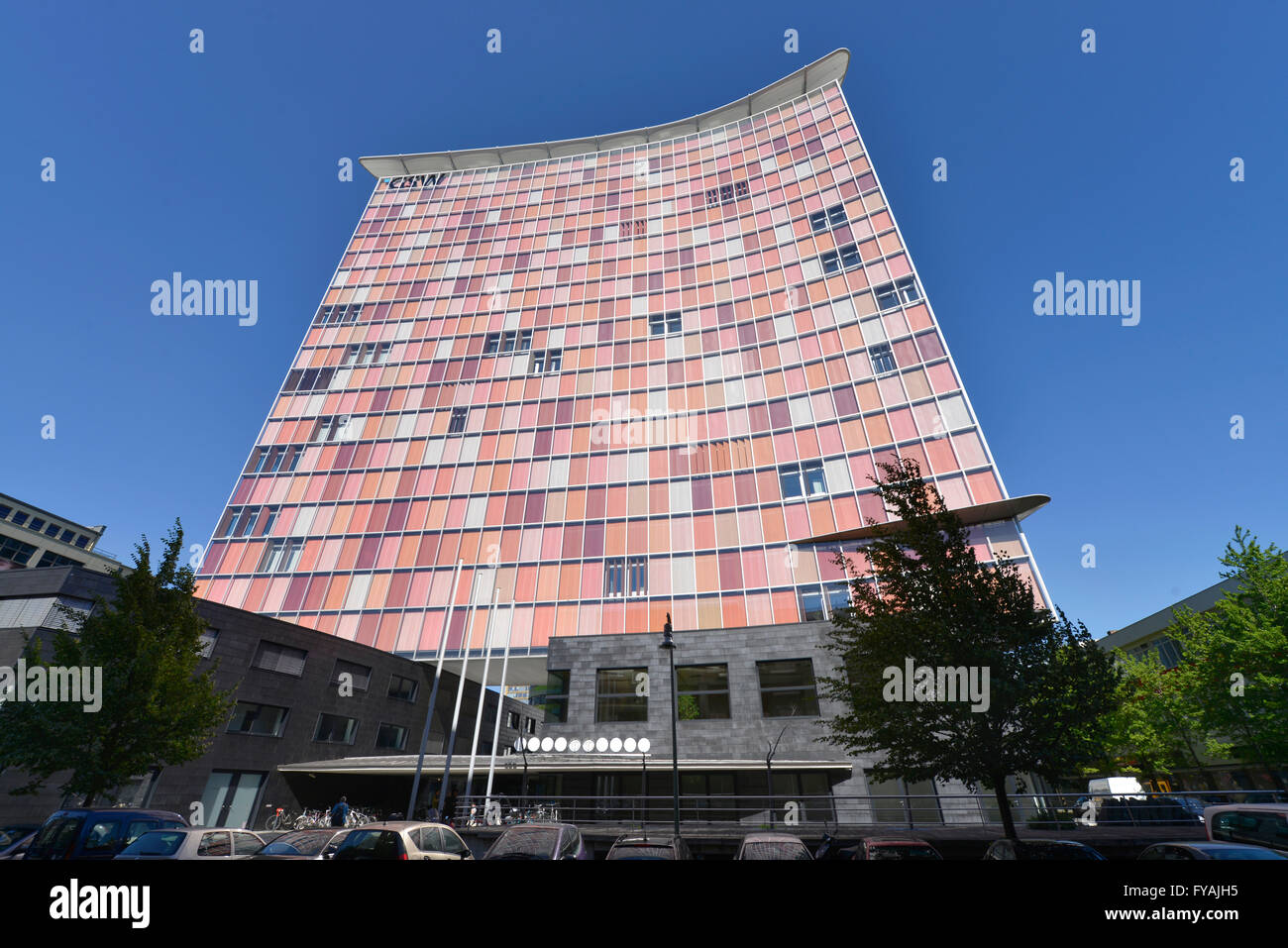 Rocket Tower, Charlottenstrasse, Kreuzberg, Berlin, Deutschland Stock ...