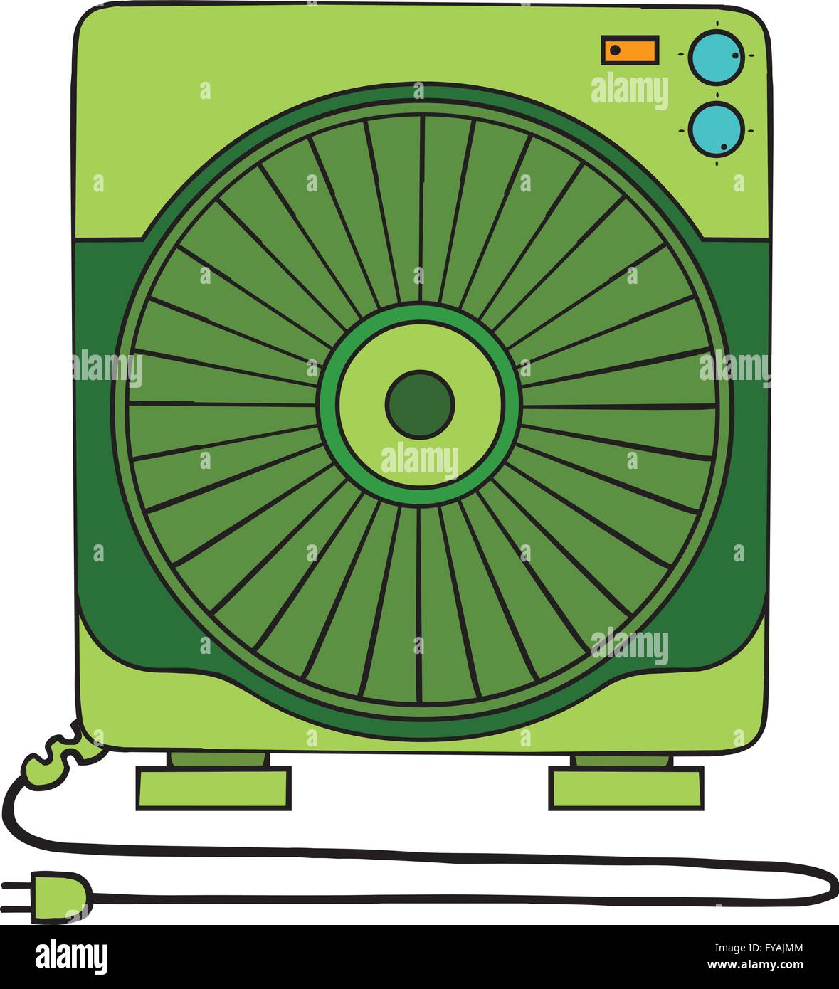 Cable fan Stock Vector Images - Alamy