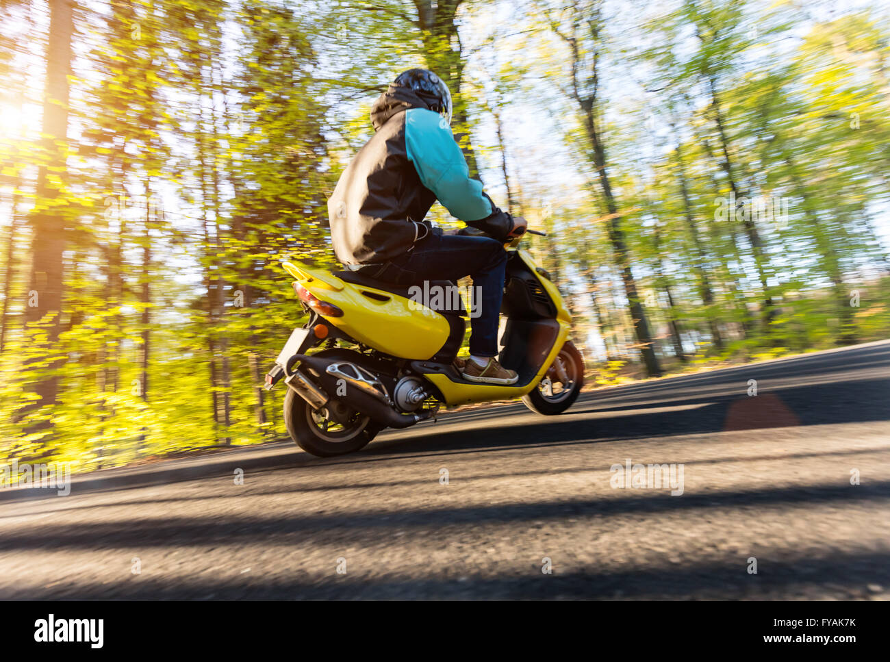 Driving scooter hi-res stock photography and images - Alamy