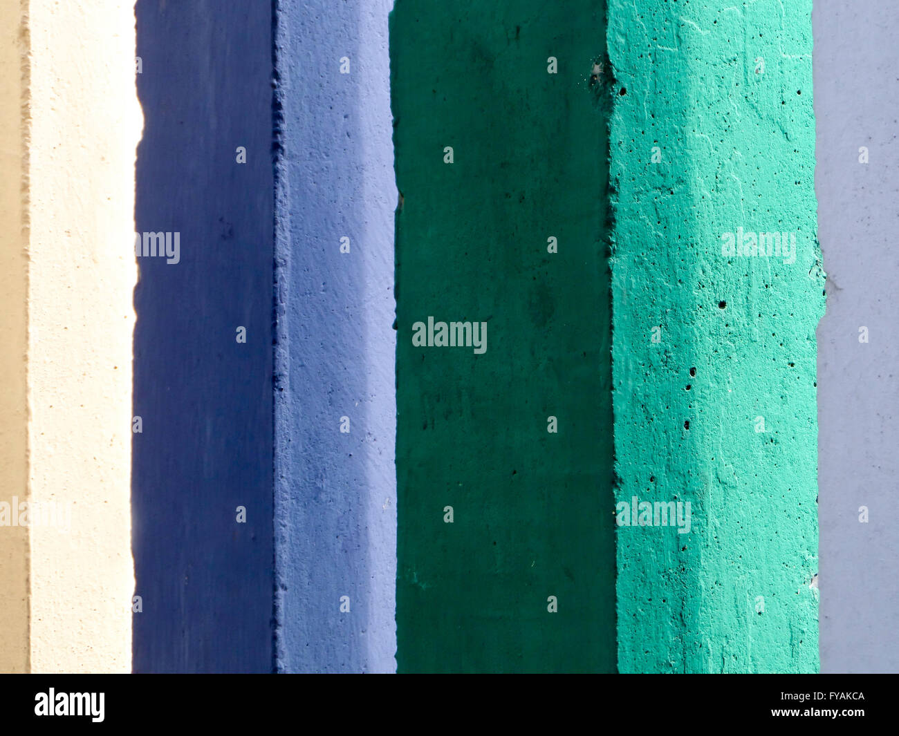 Rainbow wall cold tone outdoor Stock Photo - Alamy