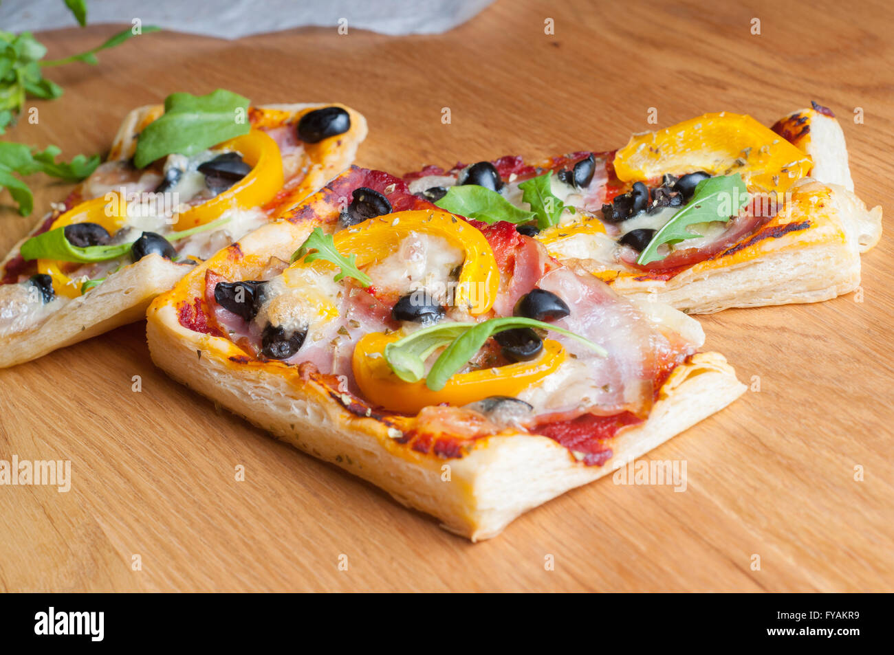 Puff pastry cakes Stock Photo - Alamy
