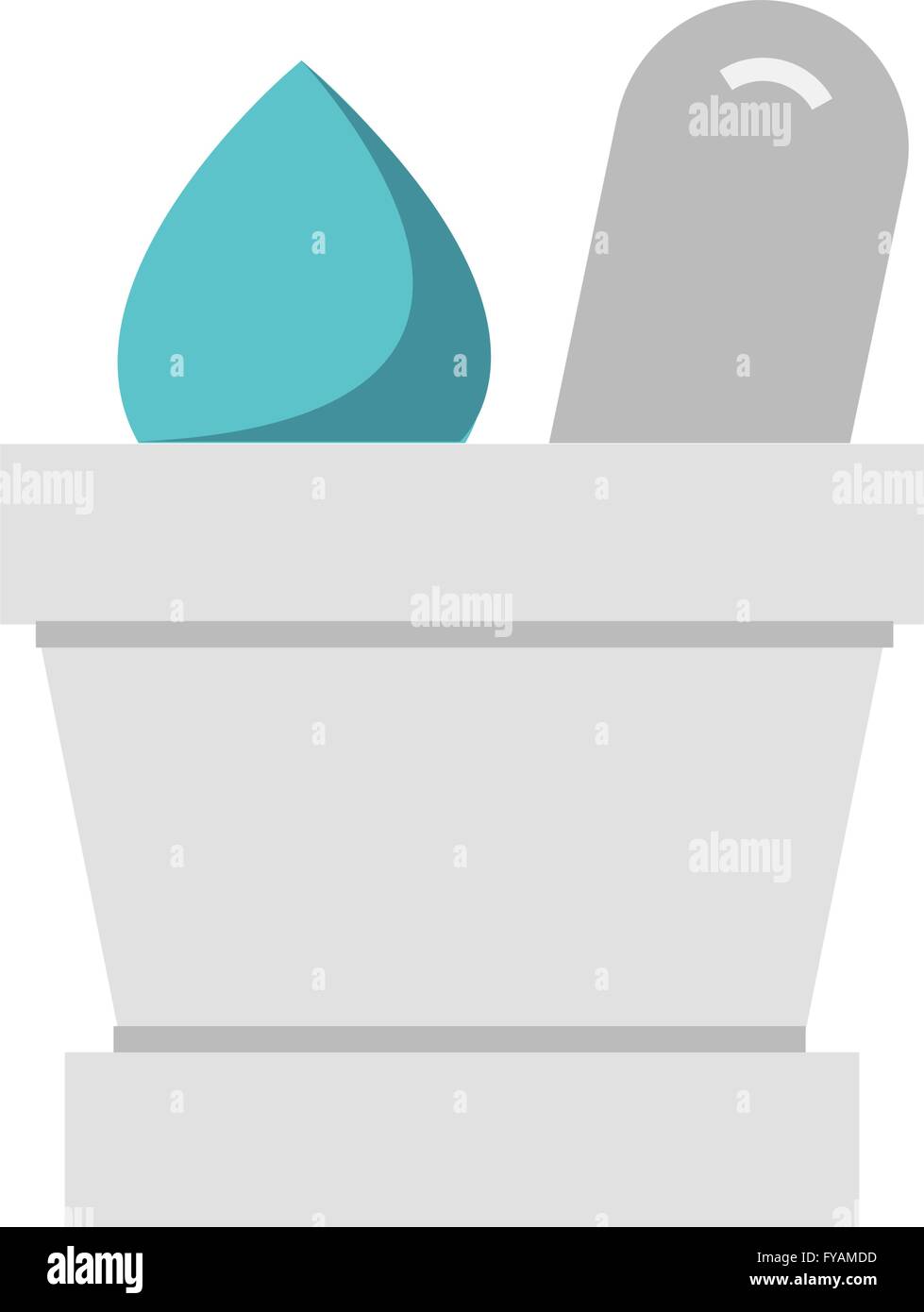 Healing herbs mortar Stock Vector Images - Alamy