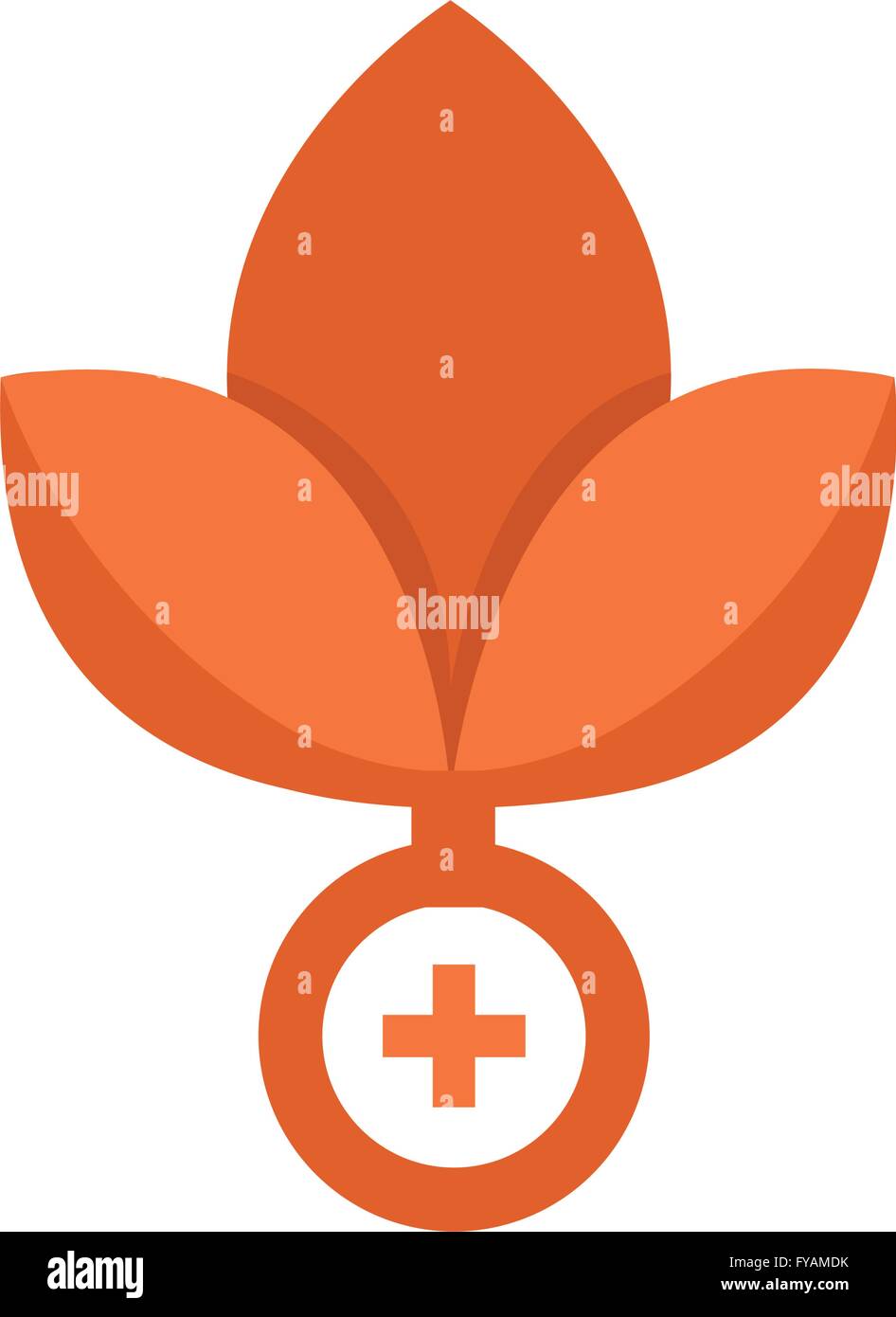 Flat Icon Medical Alternative logo and icons Stock Vector Image & Art ...