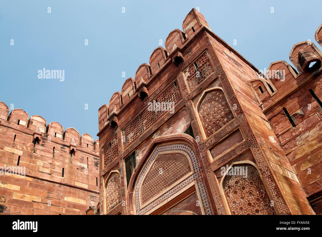 Agra fort india hi-res stock photography and images - Alamy