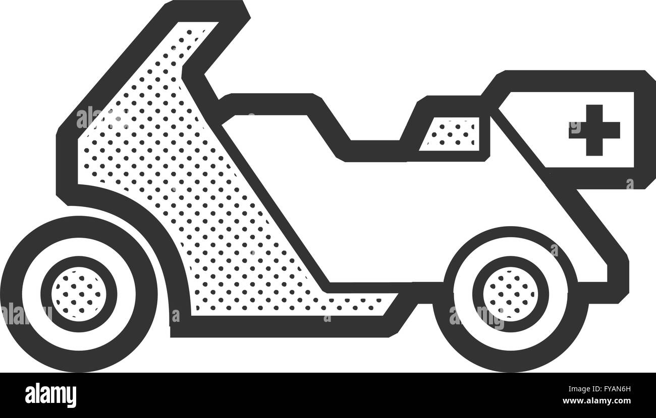 motorcycle ambulance design Stock Vector Image & Art - Alamy