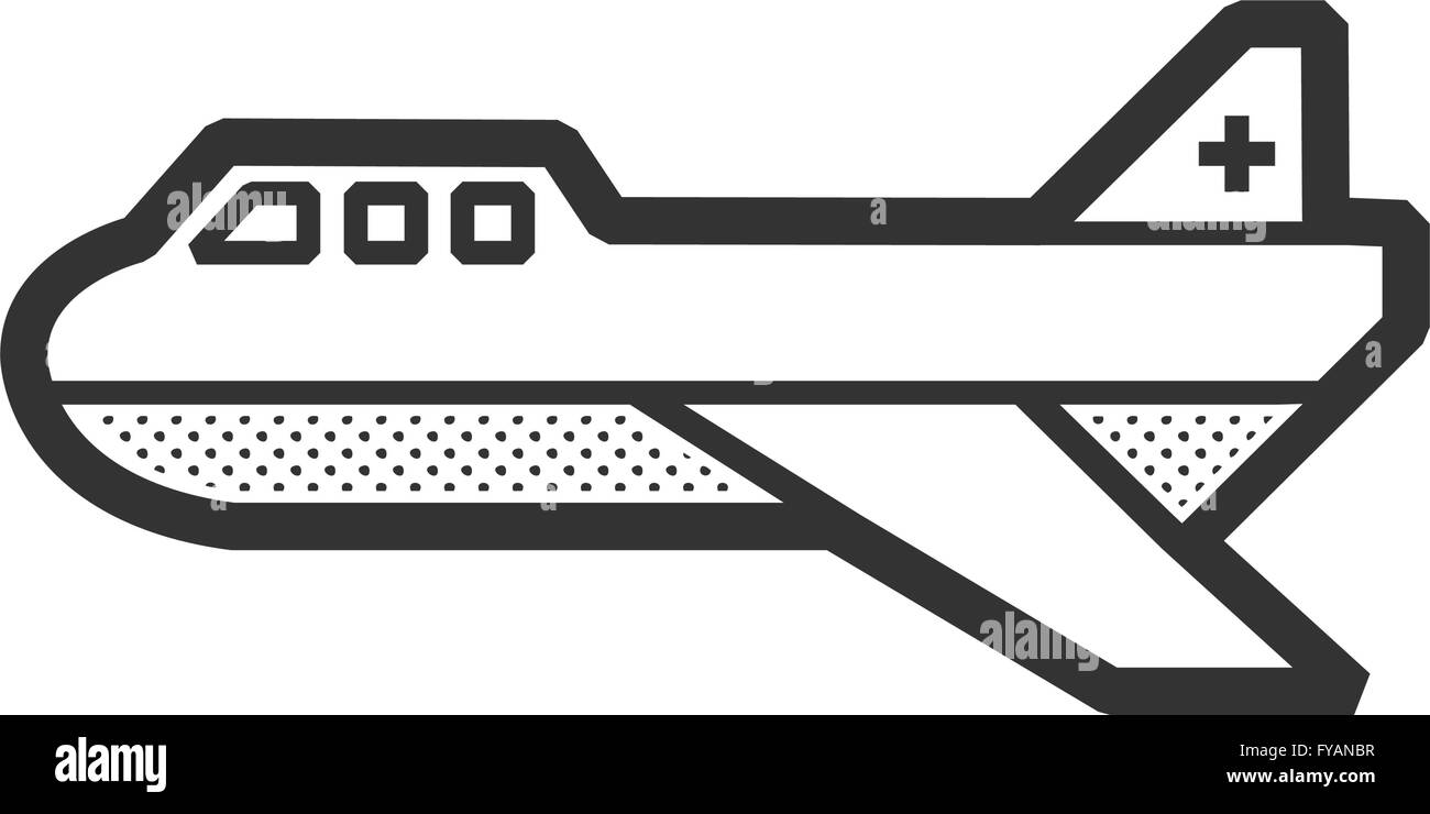 ambulance plane icon Stock Vector Image & Art - Alamy