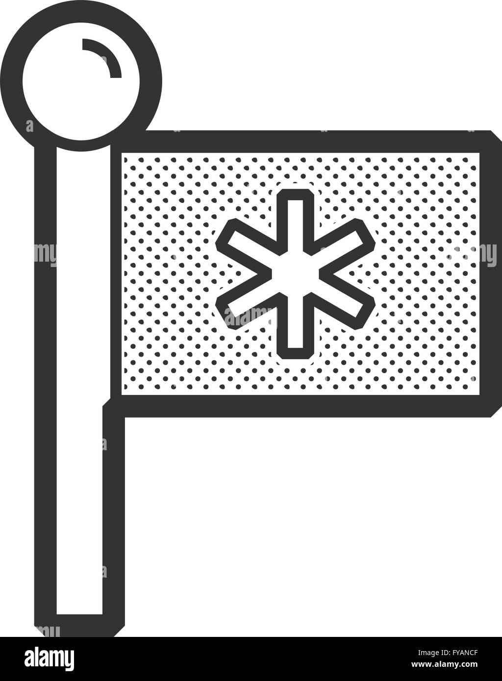 Healthcare flag Stock Vector Images - Alamy