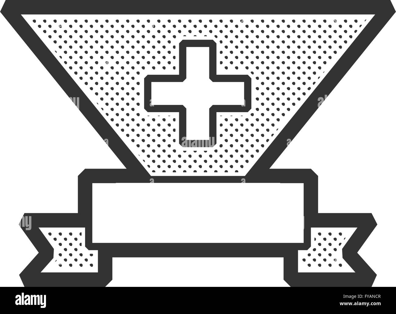 ambulance symbols on Triangle label Stock Vector Image & Art - Alamy
