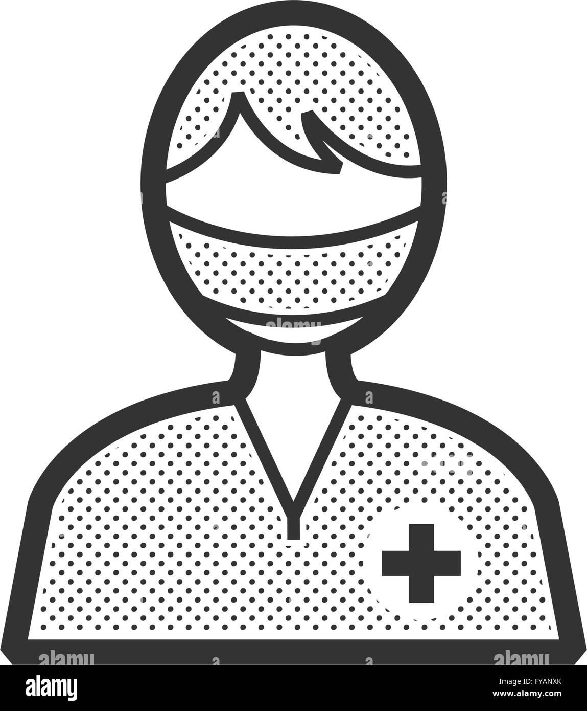 Female surgeon profile Stock Vector Images - Alamy