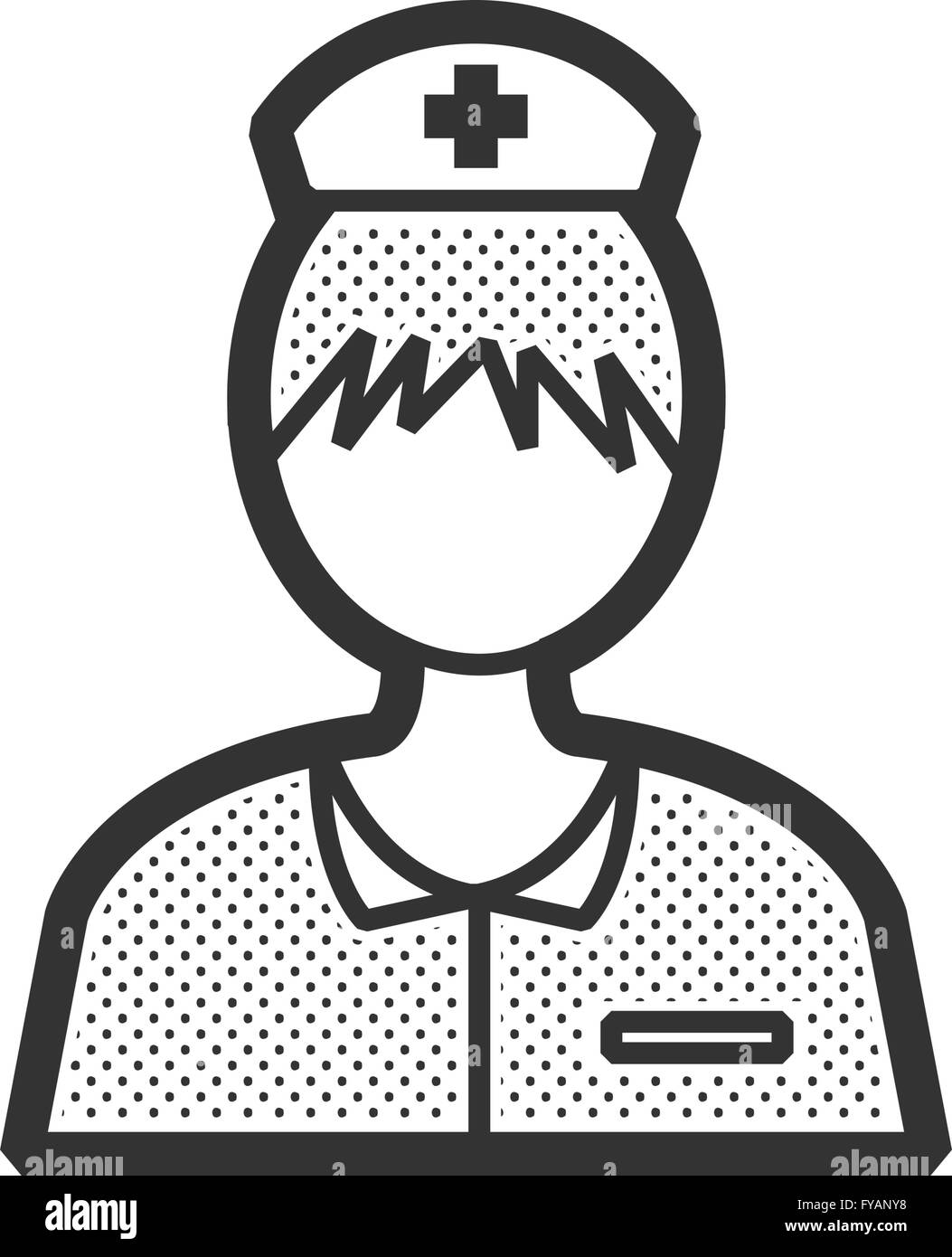 Talking with nurse Stock Vector Images - Alamy