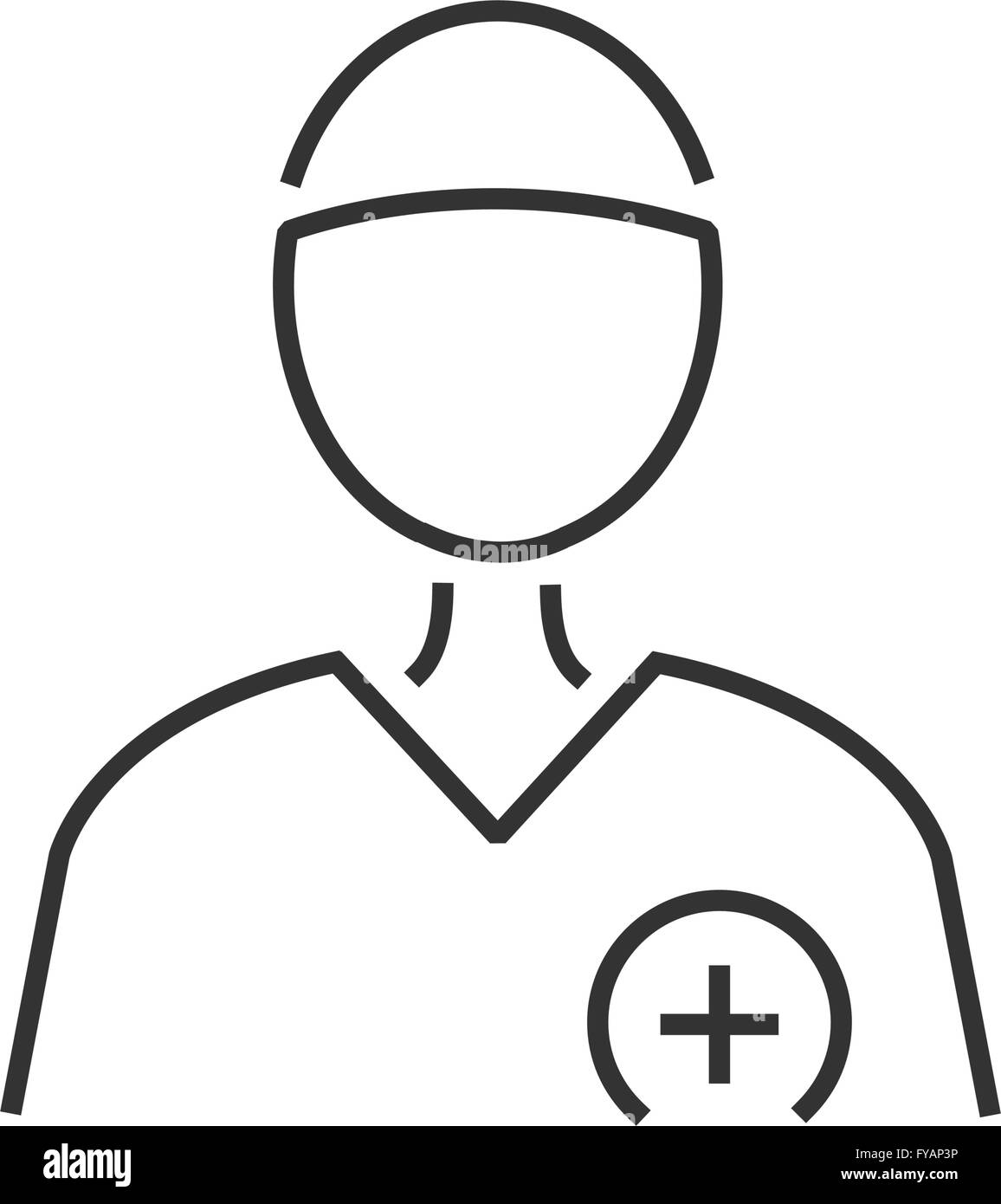 line icon Surgeon Doctor Icon Stock Vector Image & Art - Alamy