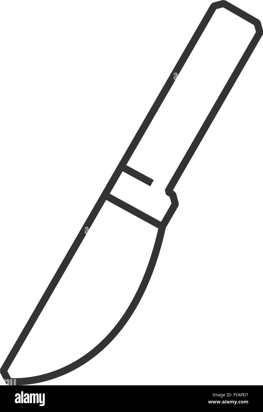line icon Medical Device Icon, Scalpel Stock Vector Image & Art - Alamy
