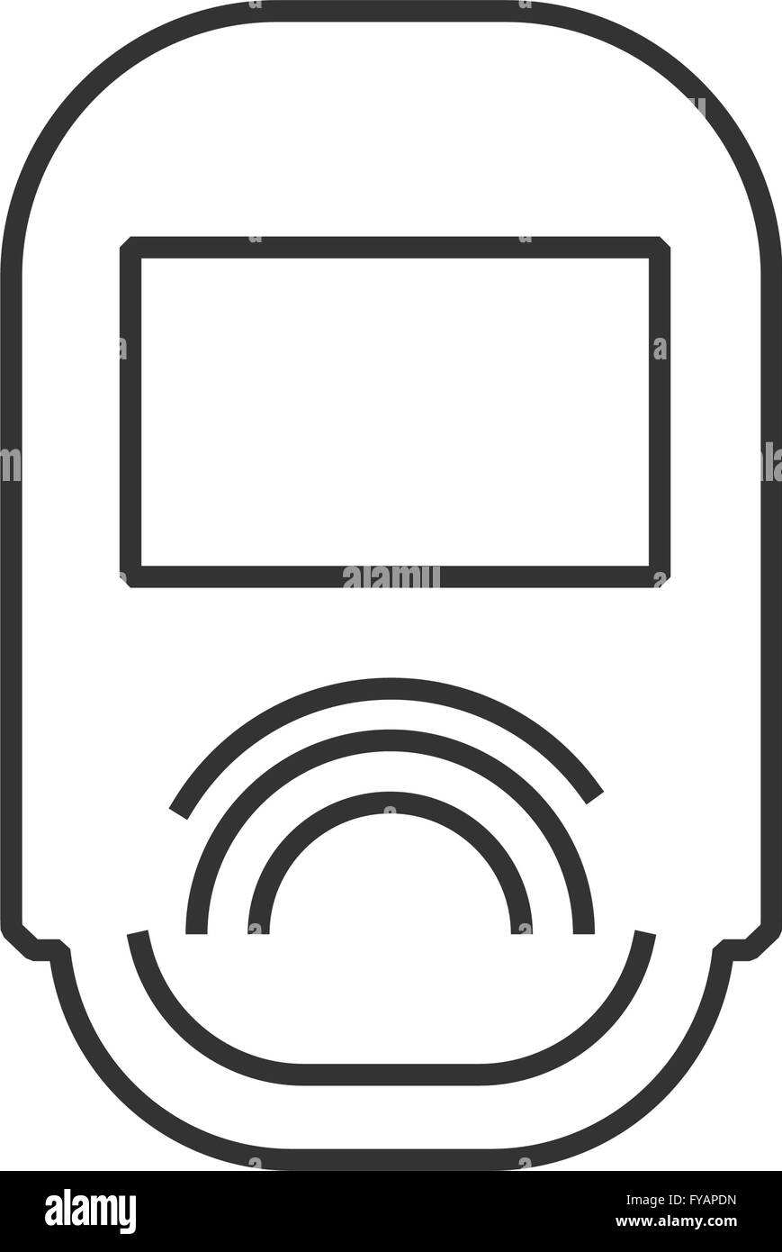 Diabetes test control line Stock Vector Images - Alamy