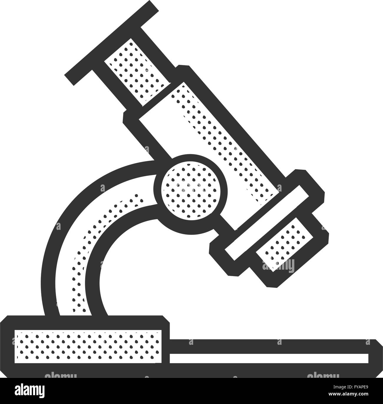 Medical Device Icon, Microscope Stock Vector Image & Art - Alamy