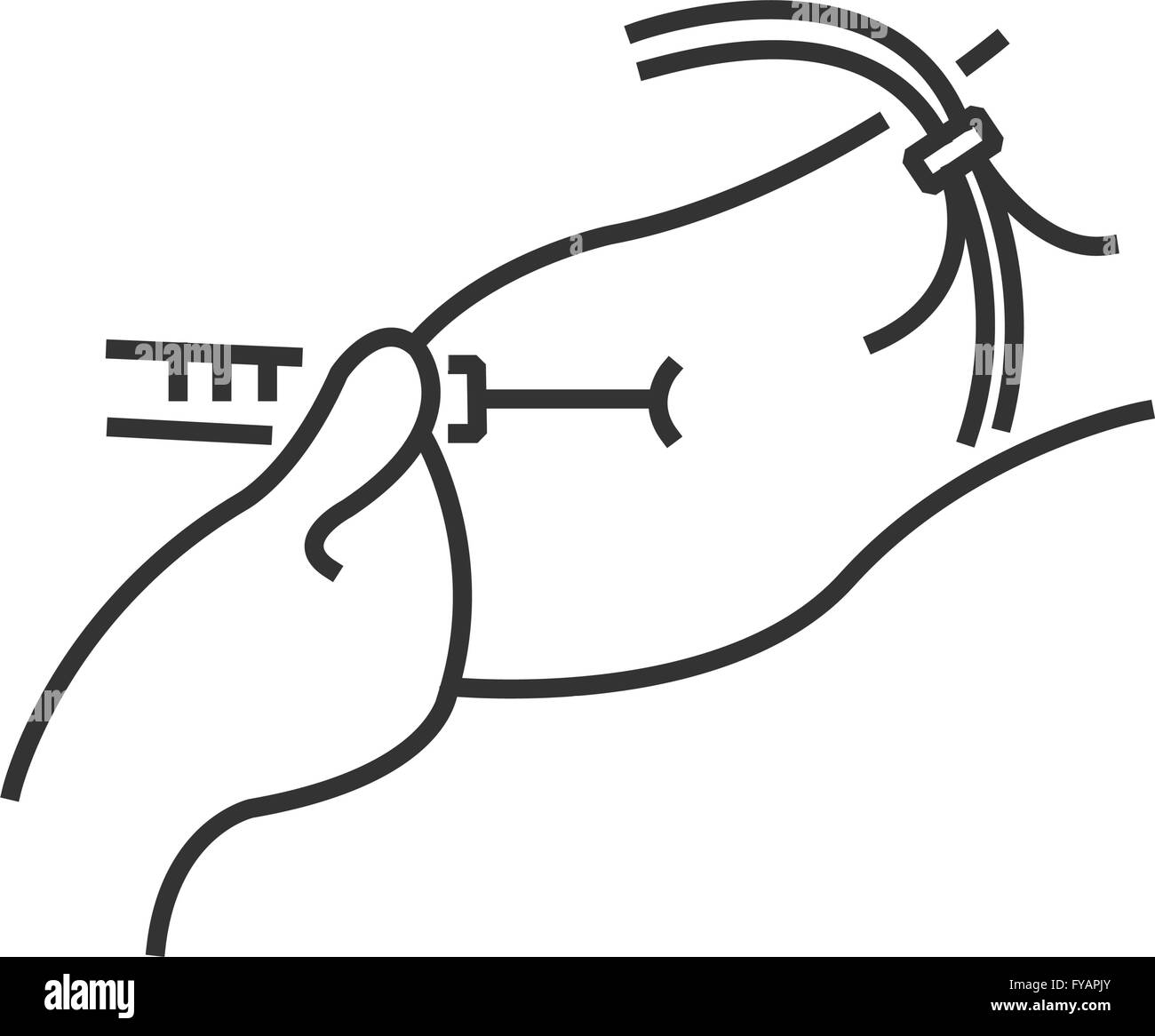 line icon Medical Patient icon, blood tests Stock Vector Image & Art ...
