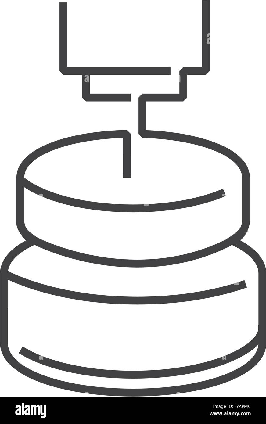 Oil bottles spa Stock Vector Images - Alamy