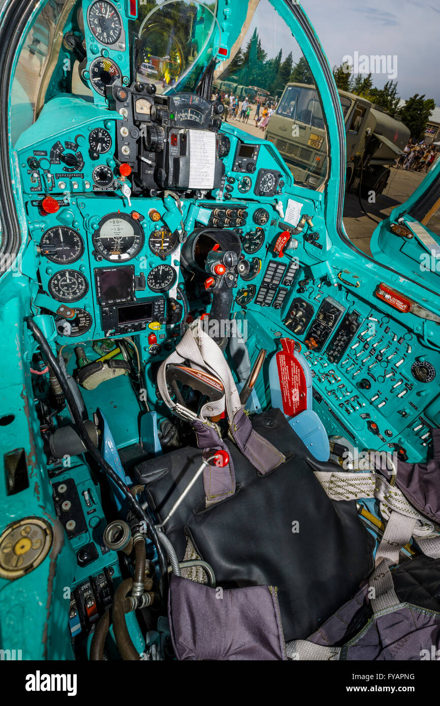 Mig21 cockpit hi-res stock photography and images - Alamy