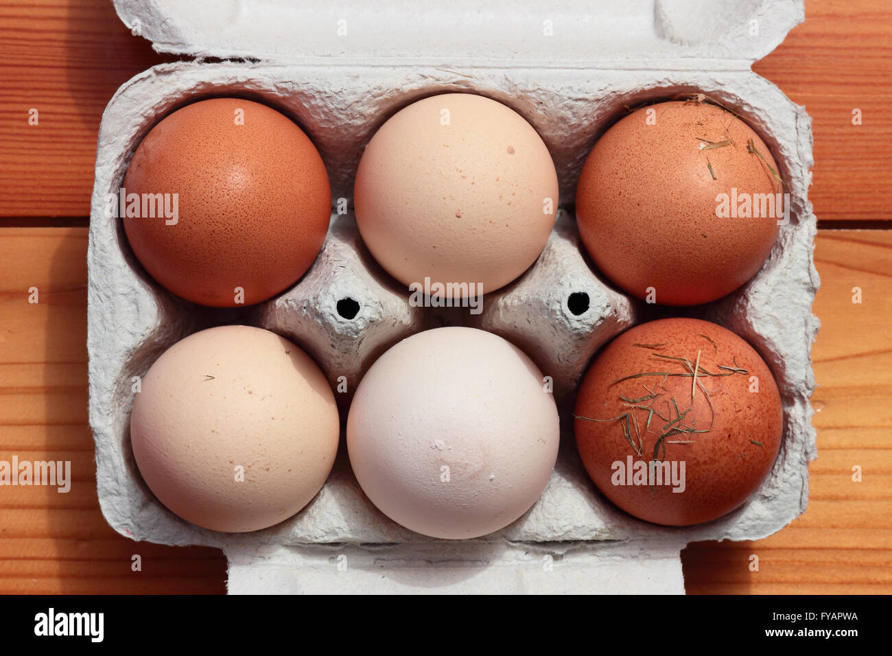 Pack of fresh eggs ready for sale Stock Photo - Alamy