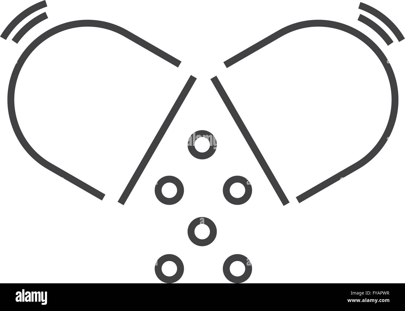 line icons Medical Pharmacist, open Pill icon Stock Vector Image & Art ...