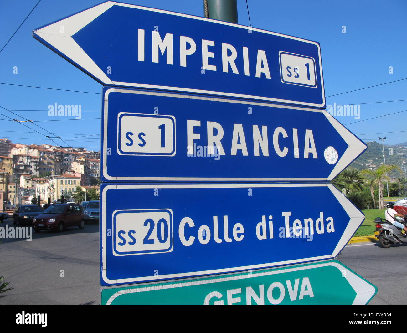 French italian border hi-res stock photography and images - Alamy