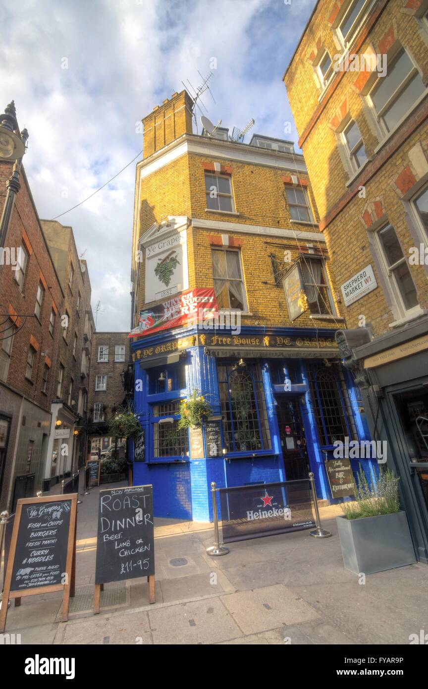 Shepherd Market London Stock Photo - Alamy