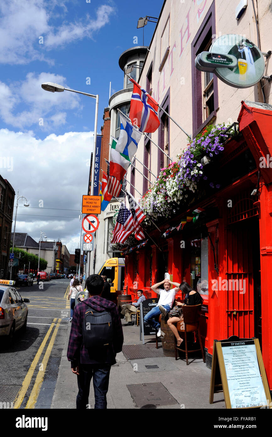 Pub TP Smiths in Jervis Street, Dublin, Ireland Stock Photo - Alamy