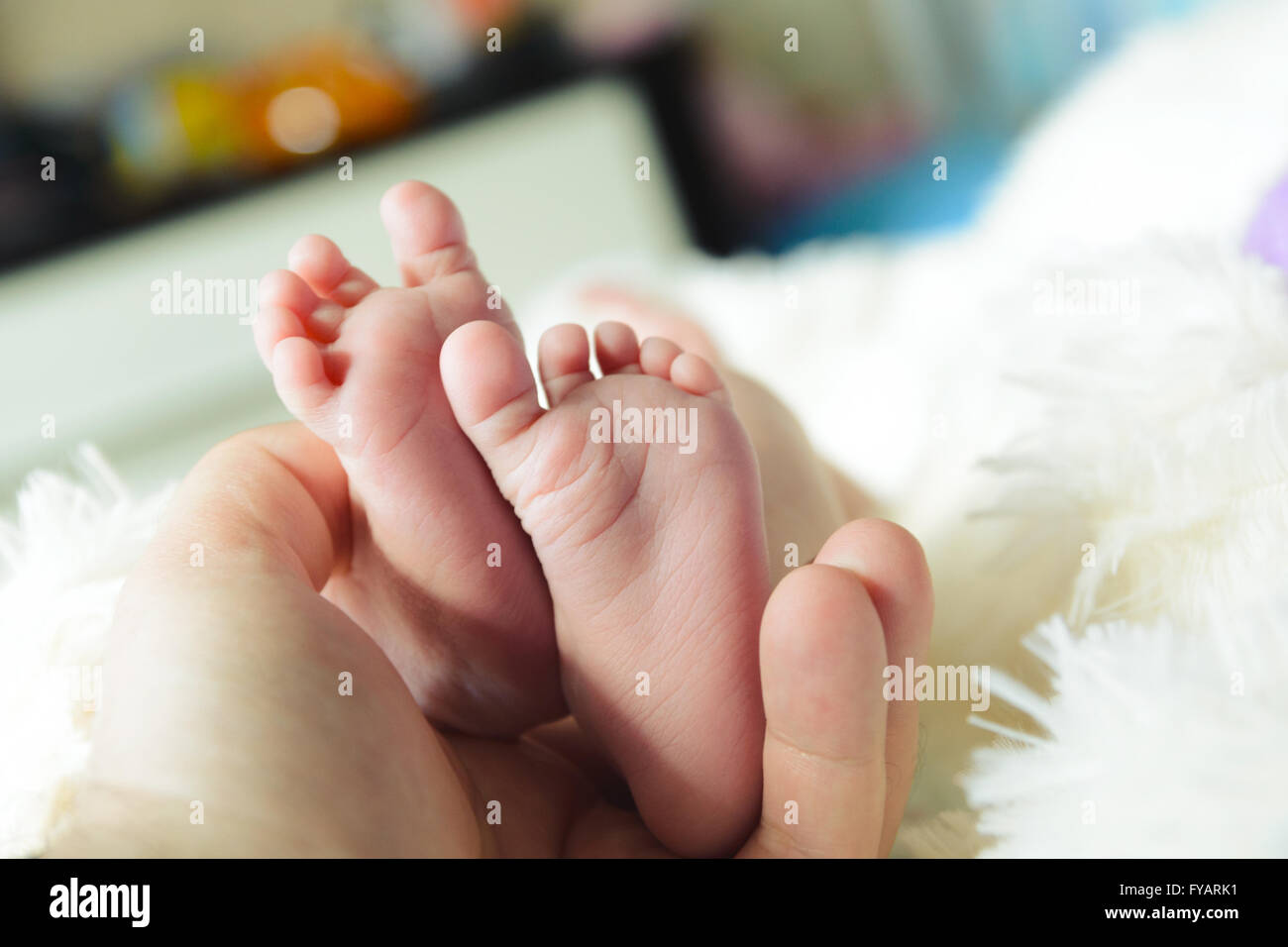 Little baby foot Stock Photo - Alamy